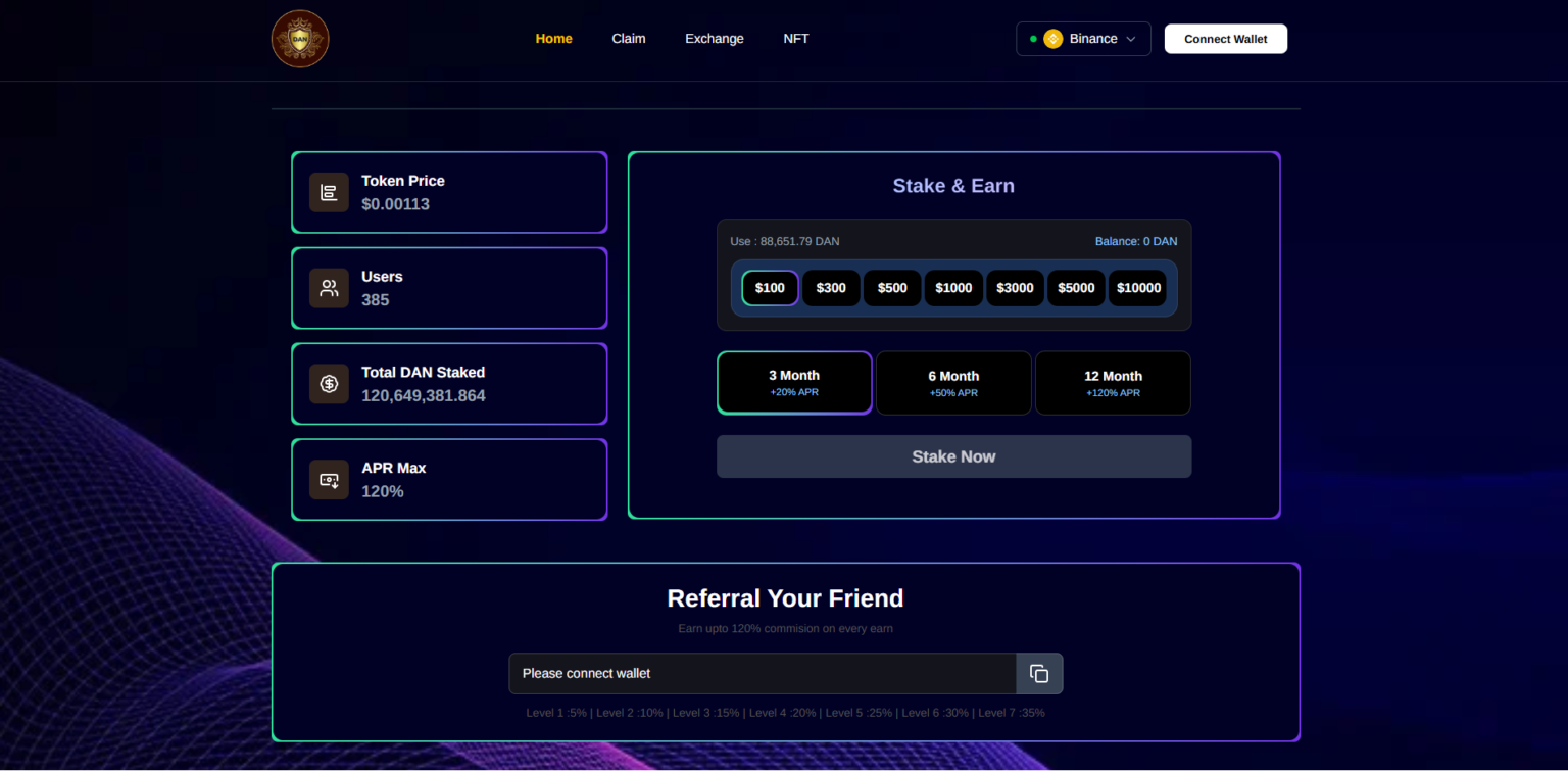 DannyCoin – The Token Of The web3 project